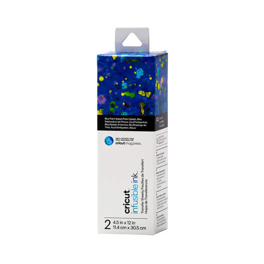 Infusible Ink™ Transfer Sheets (2 ct), Blue Paint Splash | Cricut Shop