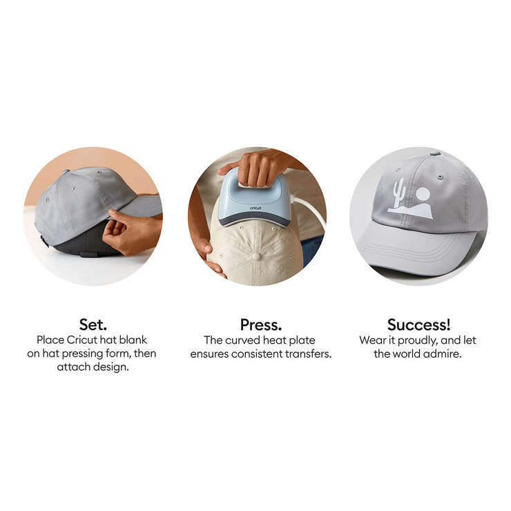 Cricut Ball Cap Hat Blank, Gray | Cricut Shop