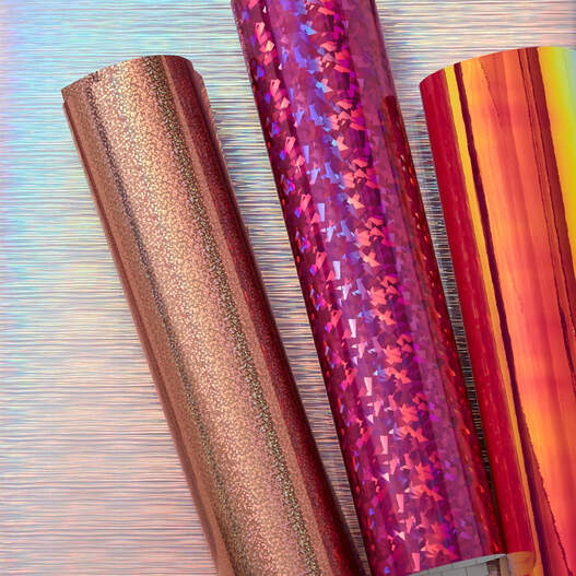 Pink Sampler (6 ct) - Cricut Permanent Holographic Vinyl