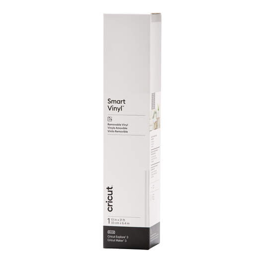 White Cricut Smart Vinyl (21 ft) - Removable Vinyl