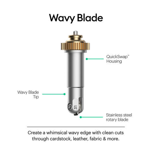 Cricut Wavy Blade - Handheld QuickSwap Tool for Crafting