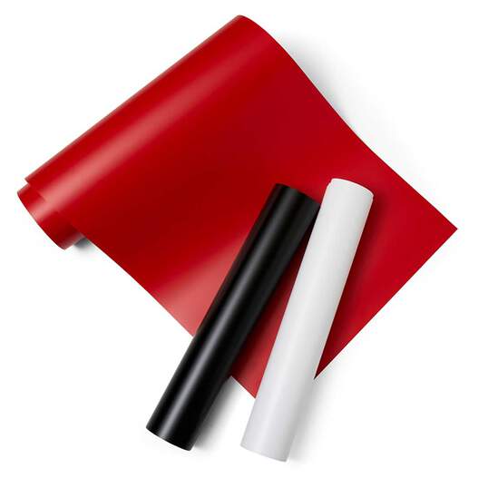 Red - White - Black Cricut Smart Vinyl Sampler - 3 ft Permanent