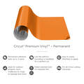 Dark Orange Cricut Premium Permanent Vinyl