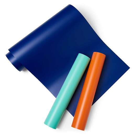 Orange - Blue - Mint Cricut Smart Vinyl Sampler - 3 ft Permanent