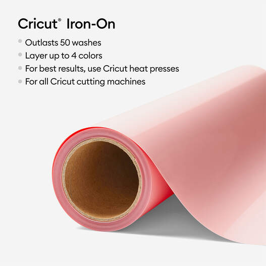 Blush Cricut 12 ft Iron-On Heat Transfer Vinyl (HTV)