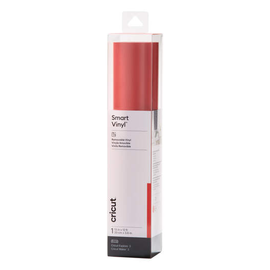 Red Cricut Smart Vinyl Removable Roll - 12 ft Length