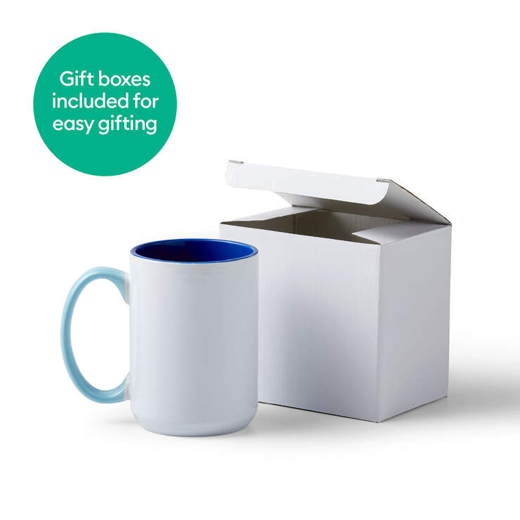 Beveled Ceramic Mug Blank - 15 oz/425 ml (1 ct) | Cricut Shop