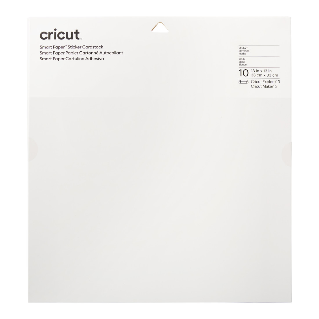 Smart Paper™ Sticker Cardstock, White | Cricut Shop