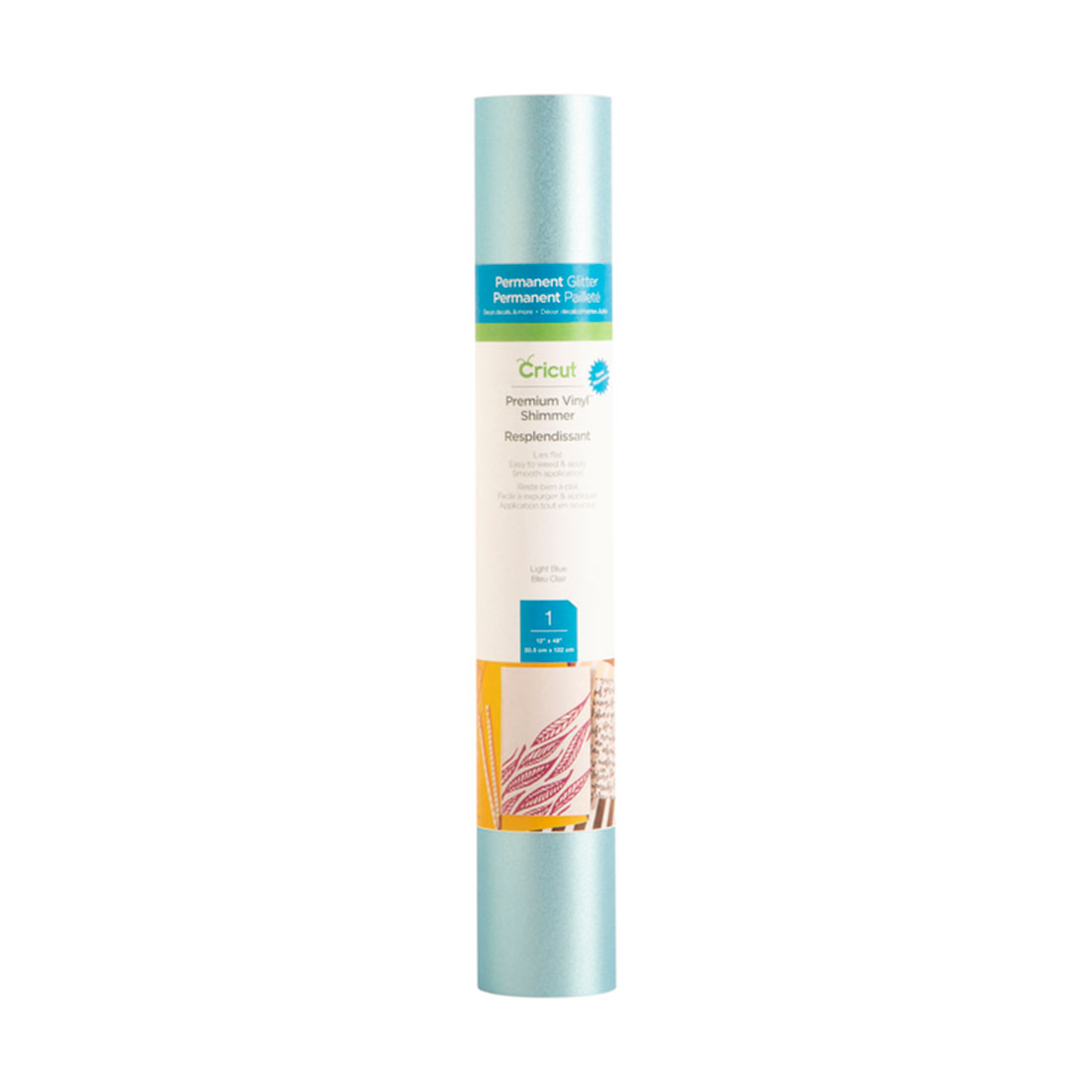 Light-Blue Shimmer - Cricut Premium Permanent Vinyl