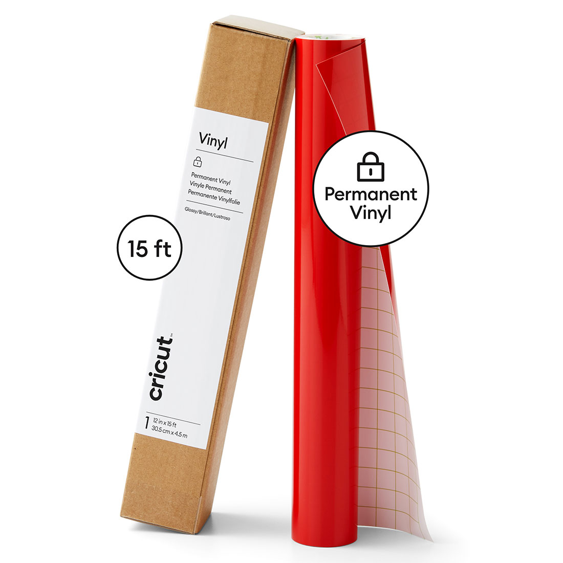 Tomato Red Cricut Permanent (15 ft) Vinyl - Adhesive Vinyl